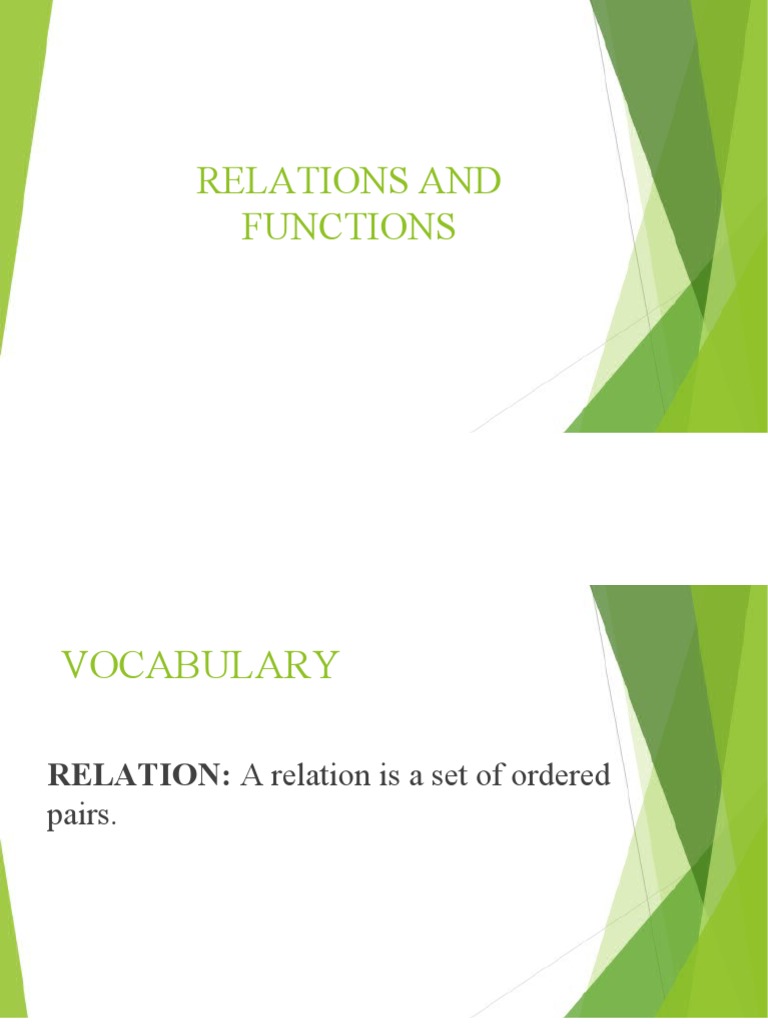 L1 Functions and Relations | PDF | Function (Mathematics) | Graph Theory