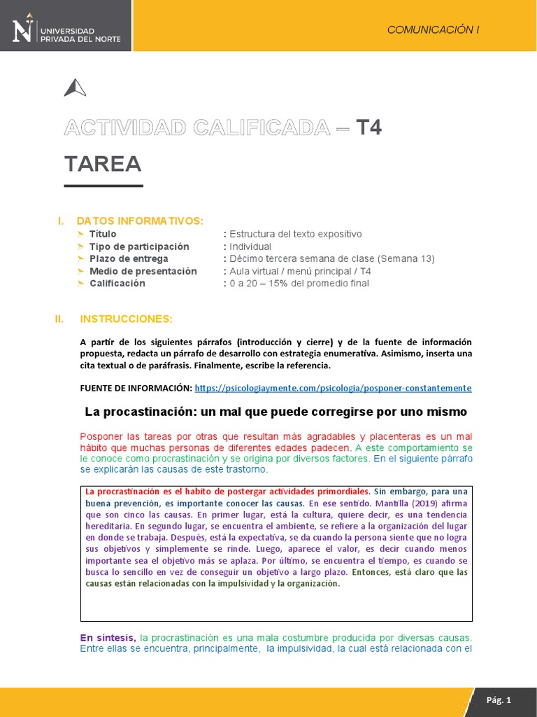 T4 Comunicacion | Descargar gratis PDF | Dilación | Habilidades profesionales