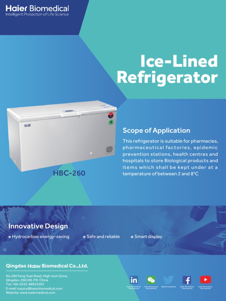 HBC-260单页 12.17 | PDF | Refrigerator | Electrical Engineering