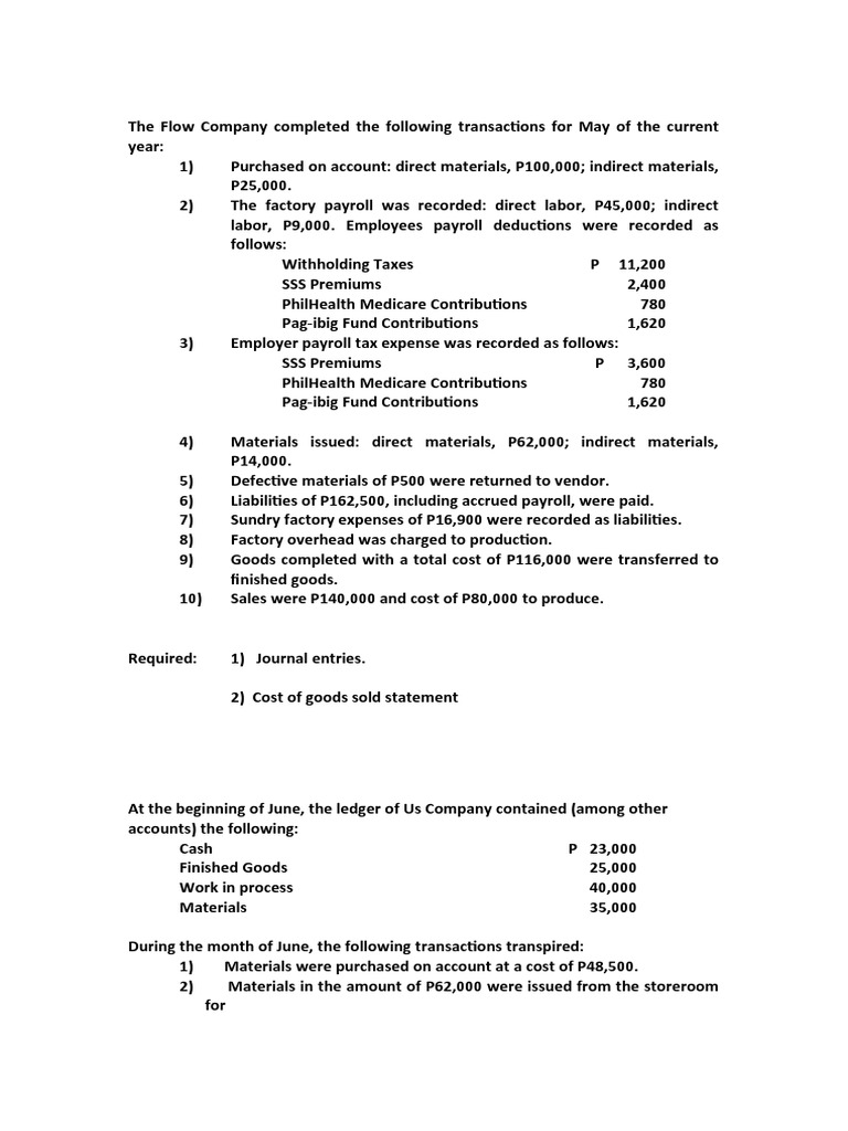 Acc 122 Practice | PDF | Payroll Tax | Economies