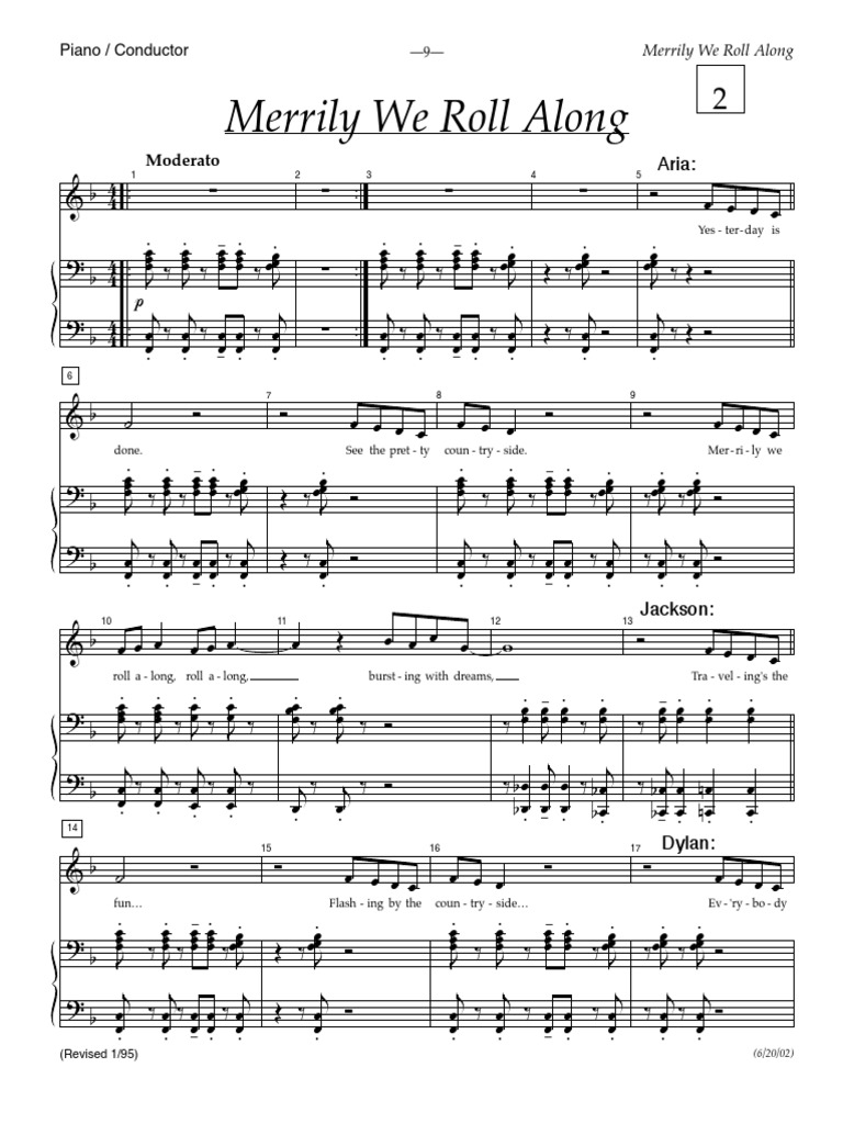 Merrily We Roll Along Opening | PDF