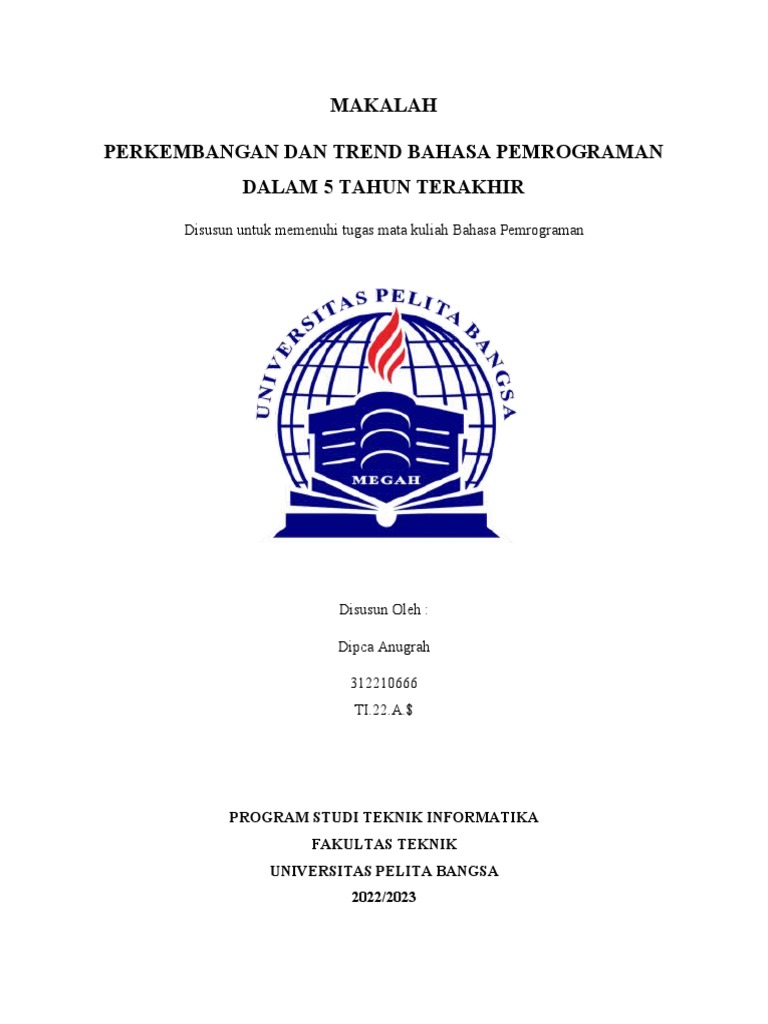 MAKALAH Bahasa Pemrograman | PDF