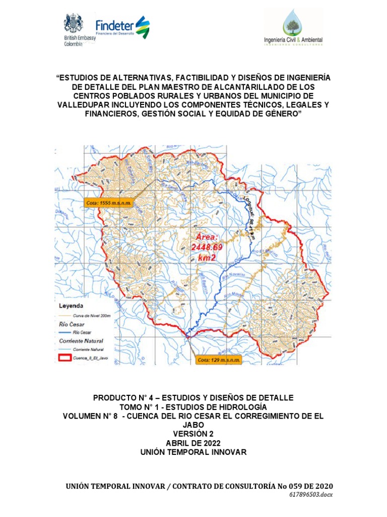 Prod 4-T1 Est Hidro Vol8 Jabo.v3 | PDF | Precipitación | Lluvia