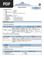 1° SESIÓN DE APRENDIZAJE DPCC (Propuesta) | PDF | Evaluación | Aprendizaje