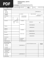 CS Form No. 212 Revised-2017 Personal-Data-Sheet | PDF | Government ...