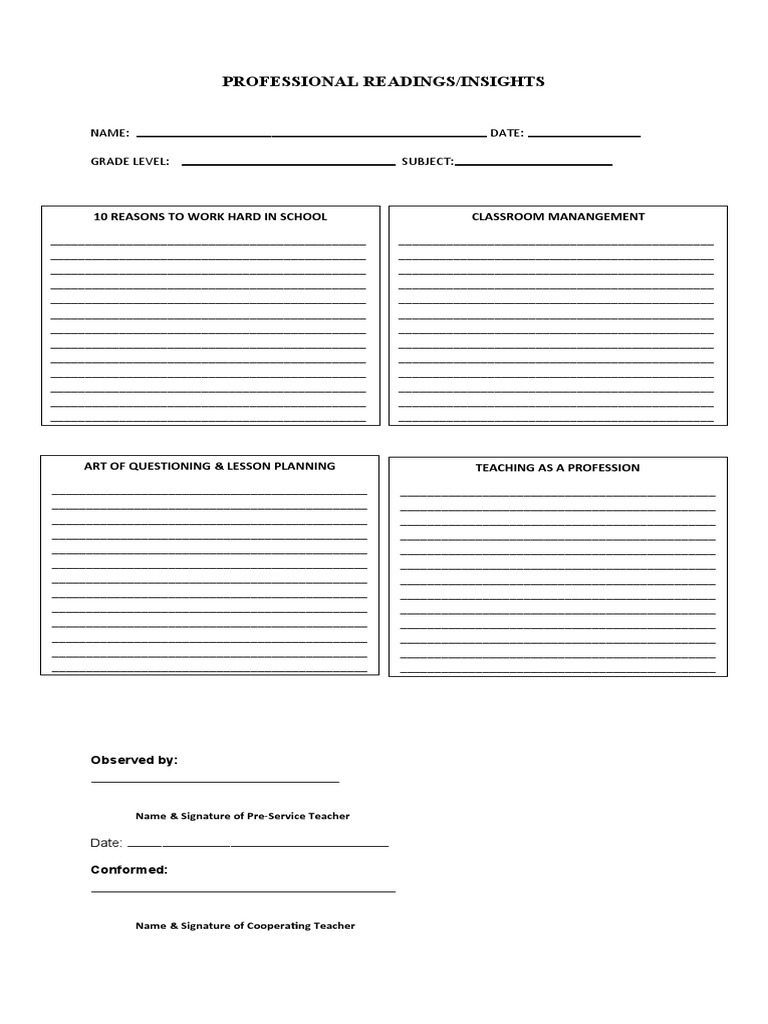 Professional Readings | PDF | Teachers | Cognitive Science