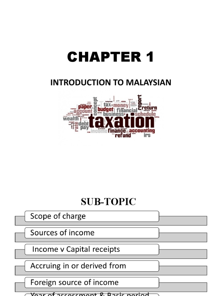 CH1 - Overview of Malaysian Taxation | PDF CH1 - Overview of Malaysian Taxation | PDF