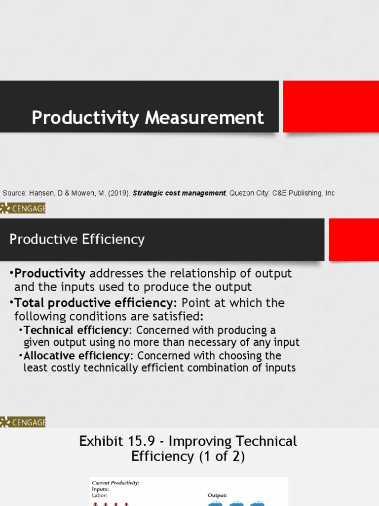 9 - Productivity Measurement Modified | PDF | Profit (Economics ...