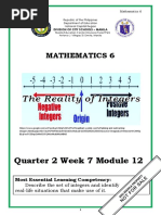 MATH-6 Q2 Mod14 | PDF | Numbers | Integer