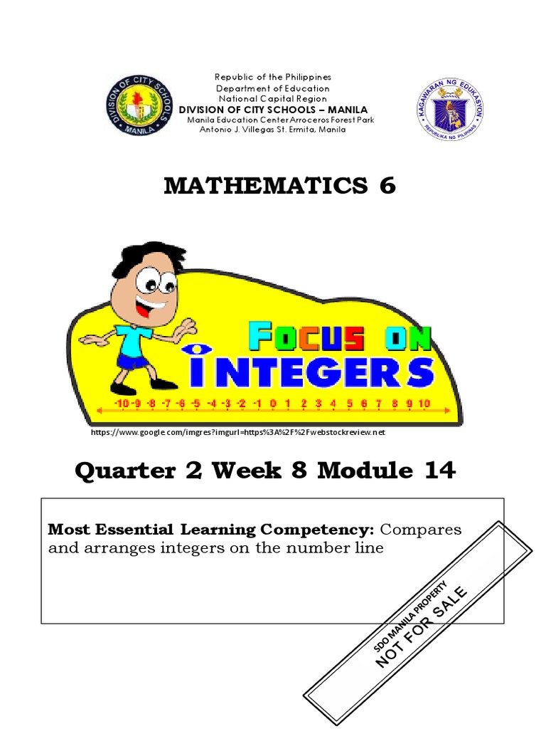 MATH-6 Q2 Mod14 | PDF | Numbers | Integer