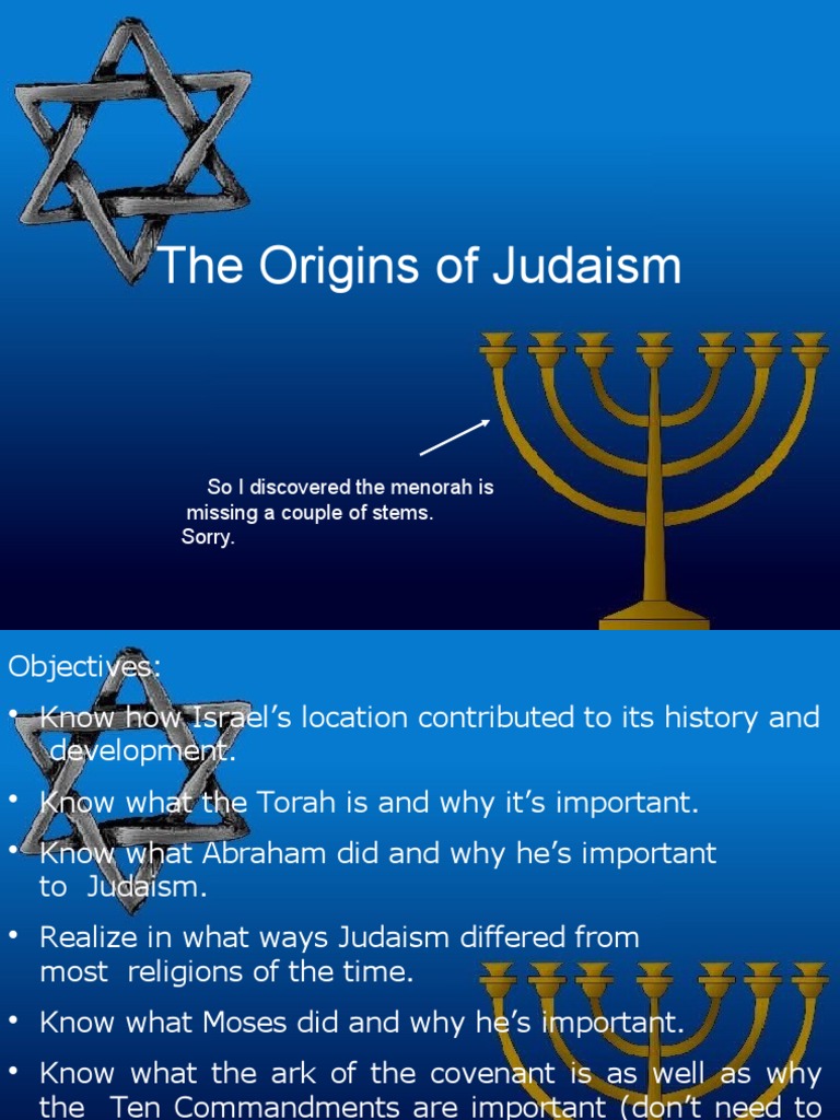 34 The Origins of Judaism 1194015955518923 2 | PDF | Ten Commandments ...