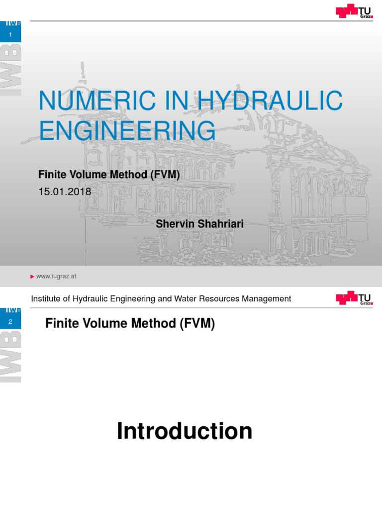 Numeric in Hydraulic Engineering: Finite Volume Method (FVM) | PDF | Partial Differential ...