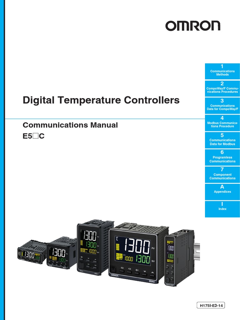 E5 C Digital TC Communications Manual en 201812 H175I-E3-14 | PDF ...