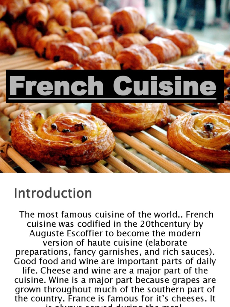 French Cuisine | PDF