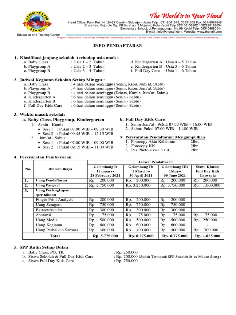 INFO BROSUR 2021-2022 (Repaired) | PDF