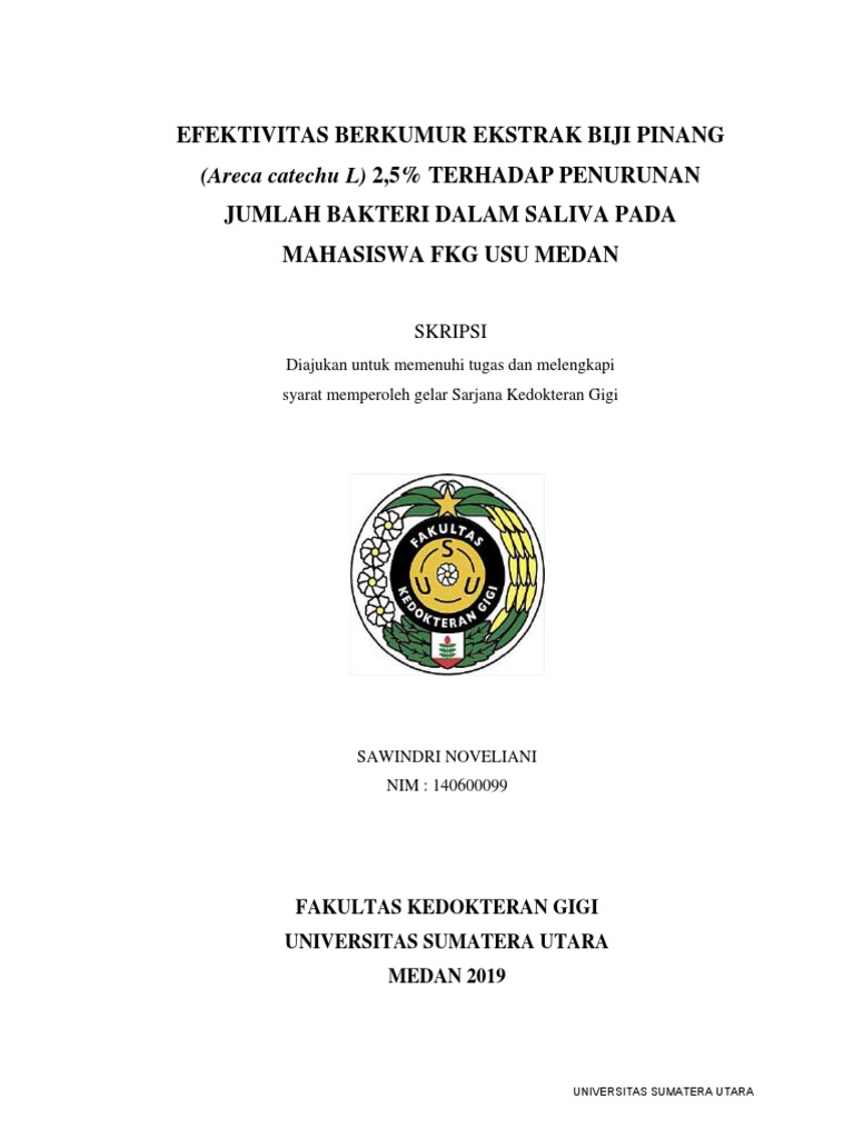 Efektivitas Ekstrak Biji Pinang 2,5% | PDF