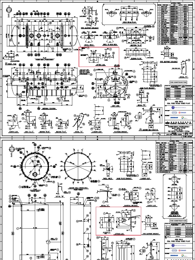 Lifting Lug Detail Drawing | PDF