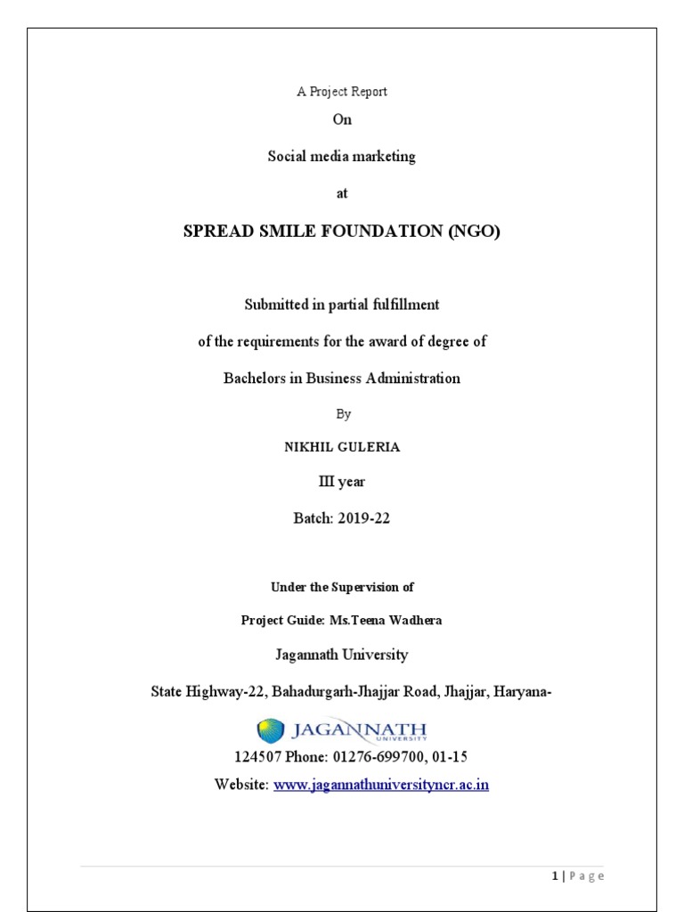 SSF Project Nikhil | PDF