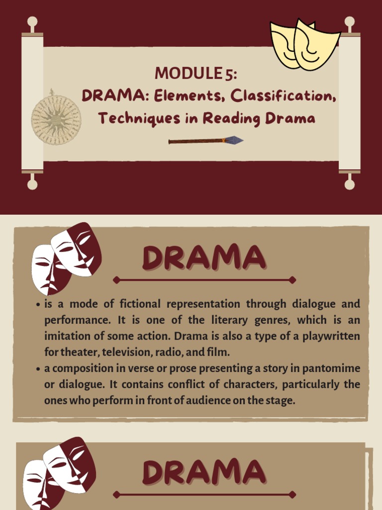 Types and Examples of Drama | PDF | Tragedy | Comedy