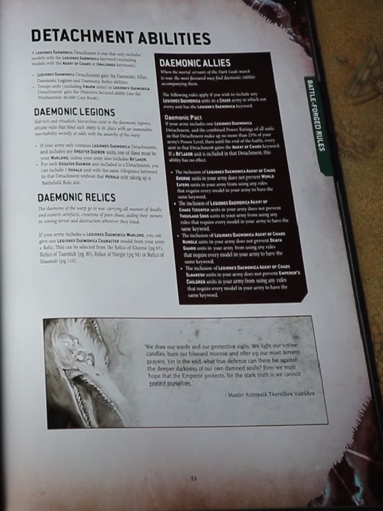 Codex Démons Du Chaos v9 | PDF