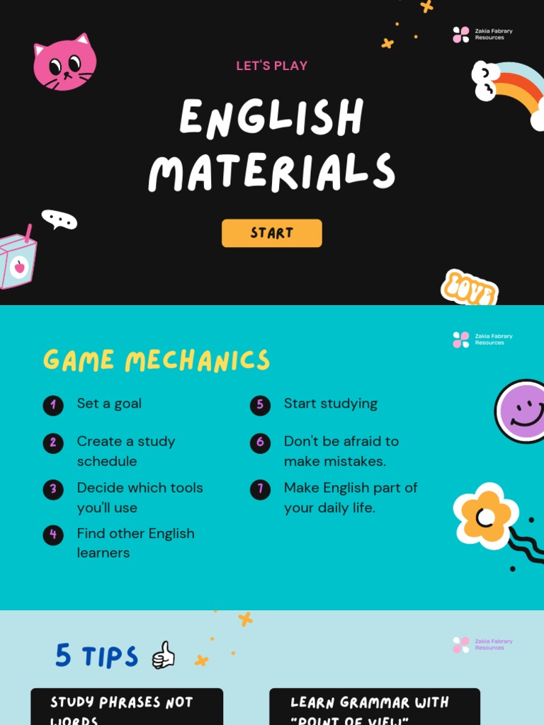 English Materials | PDF