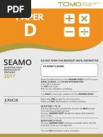 Timo - Sample - Paper With Answers PDF | PDF | Elementary Geometry ...