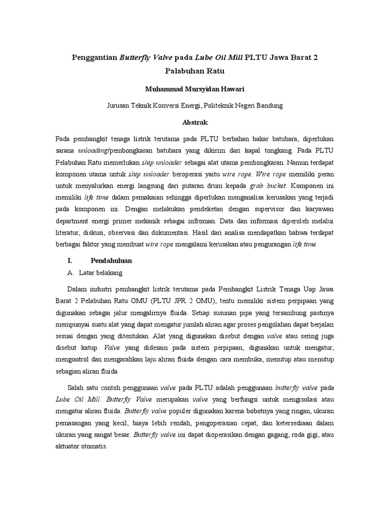 Paper 1 - PLTU UJP JPR | PDF | Teknologi & Rekayasa