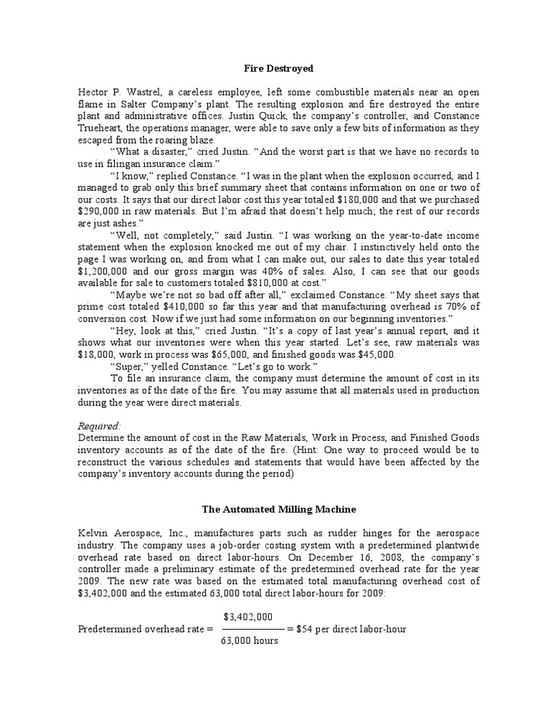 Case Chapter 03 | Download Free PDF | Inventory | Automation