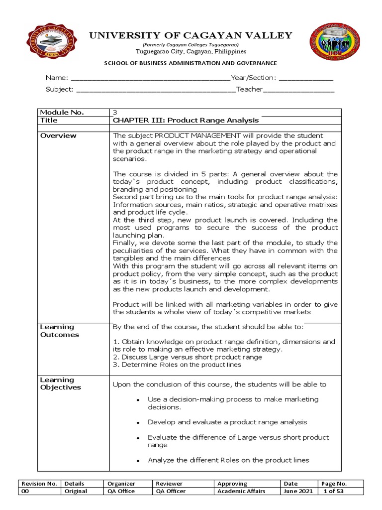 Product Range Analysis Chapter | PDF | The Coca Cola Company | Coca Cola