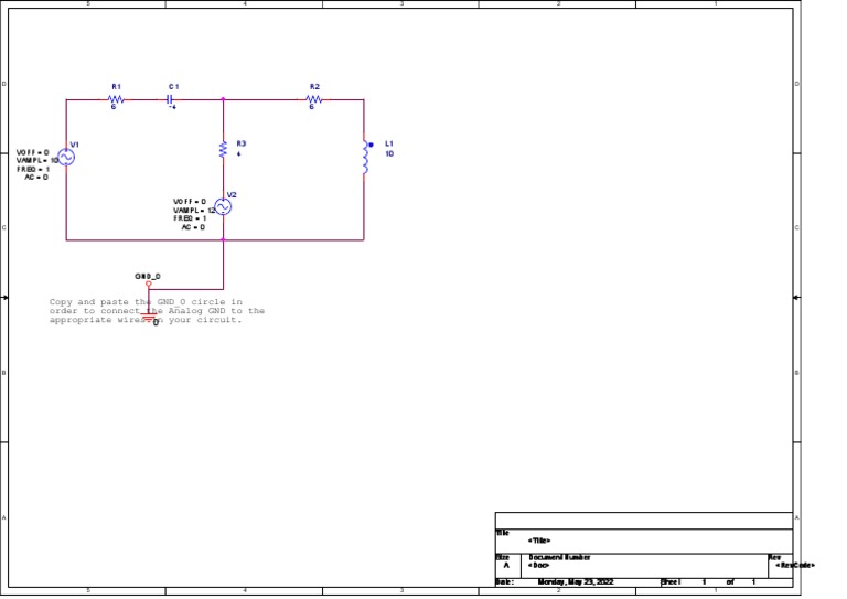 Copy and Paste The GND - 0 Circle in Order To Connect The Analog GND To ...