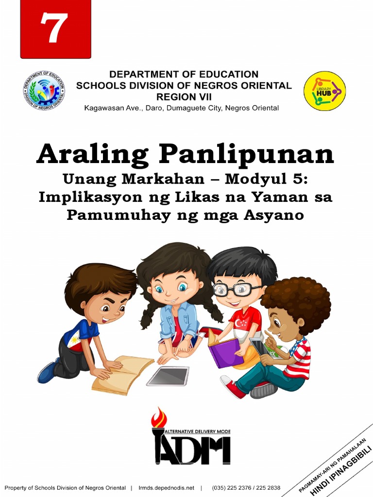 Aral - Pan.7 - Q1-Week 5 For Teacher | PDF