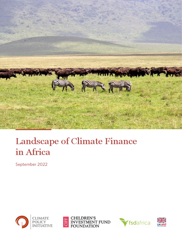 Climate Finance Landscape Africa | PDF