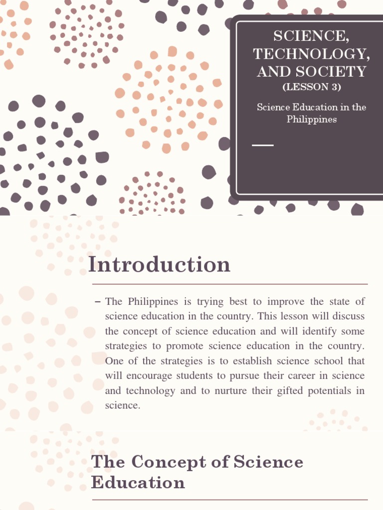 Enhancing Science Education in the Philippines | PDF