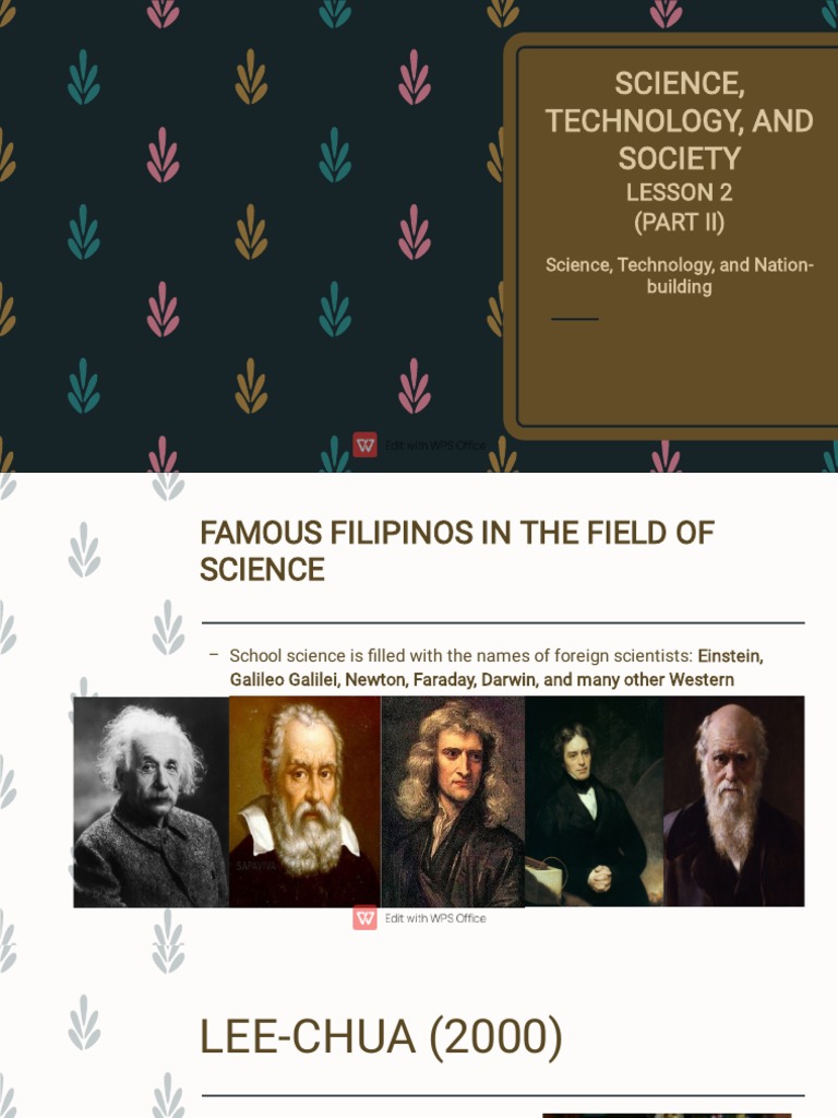 Notable Filipino Scientists and Contributions | PDF | Science | Scientist