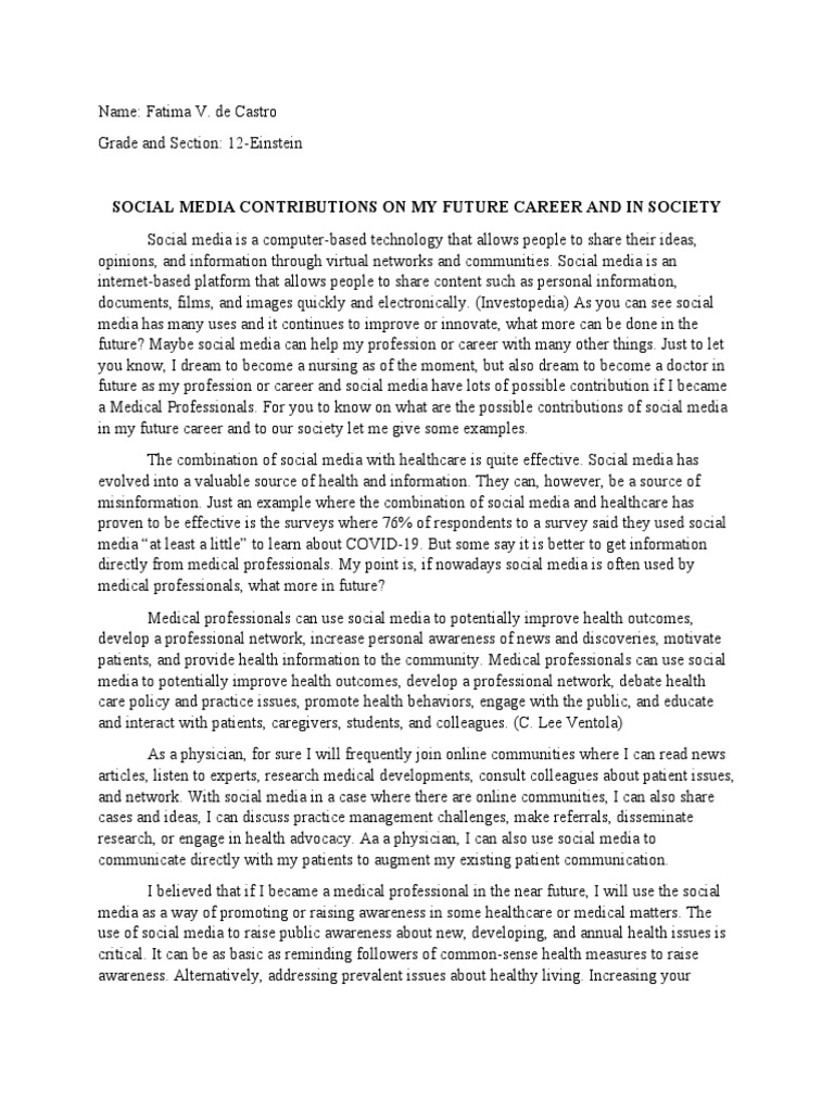 Emtech Task 1 (Fatima v. de Castro 12-Einstein) | PDF | Social Science