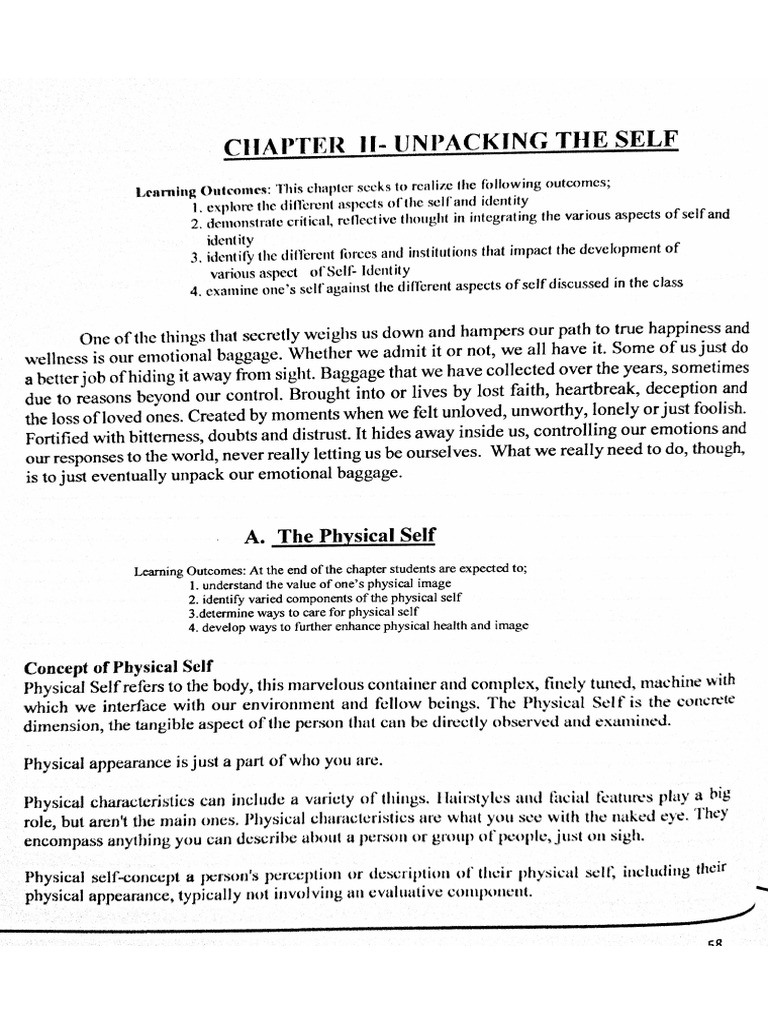 Physical Self | PDF