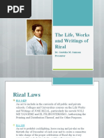 Pluma Rizal, Ang Dakilang Manunulat | PDF | Philippines