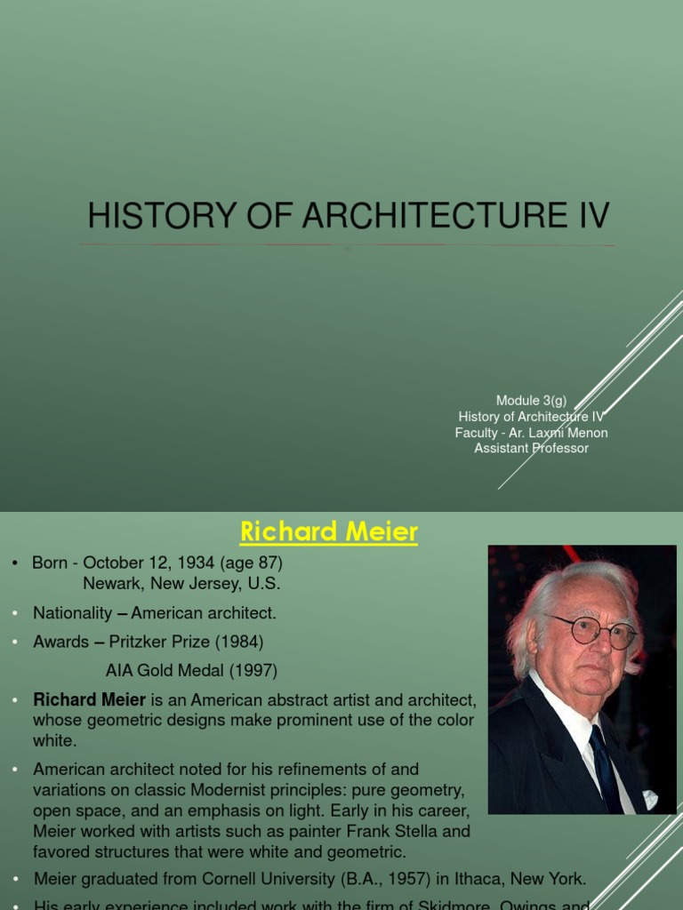 3 (G) Richard Meier | PDF