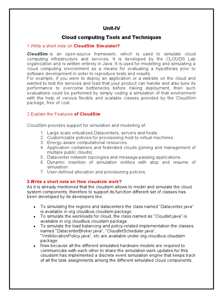 Unit IV | PDF | Cloud Computing | Virtualization