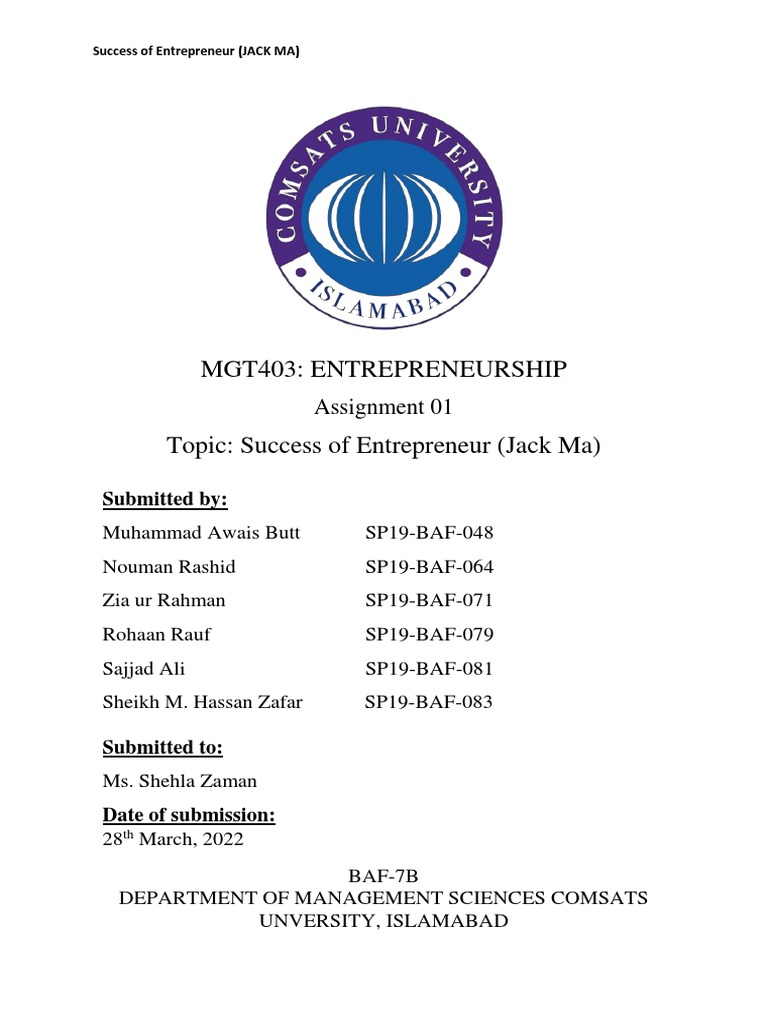 Success of Entrepreneur (Jack Ma) | PDF | Alibaba Group | Companies