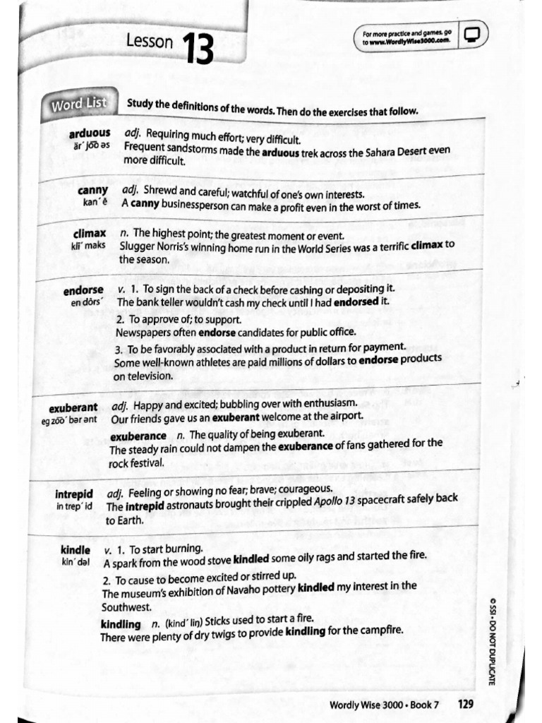 WW 7 Lesson 13 | PDF