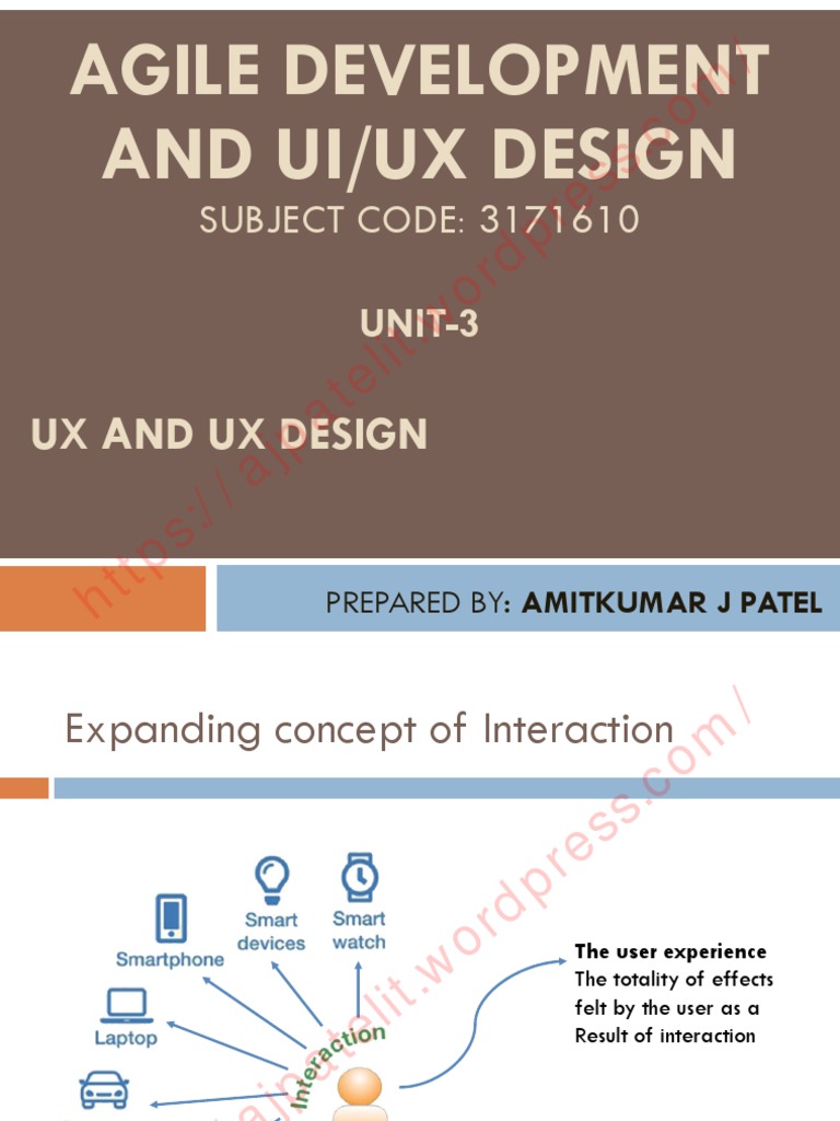 Agile Unit 3 | PDF | User Experience | Design