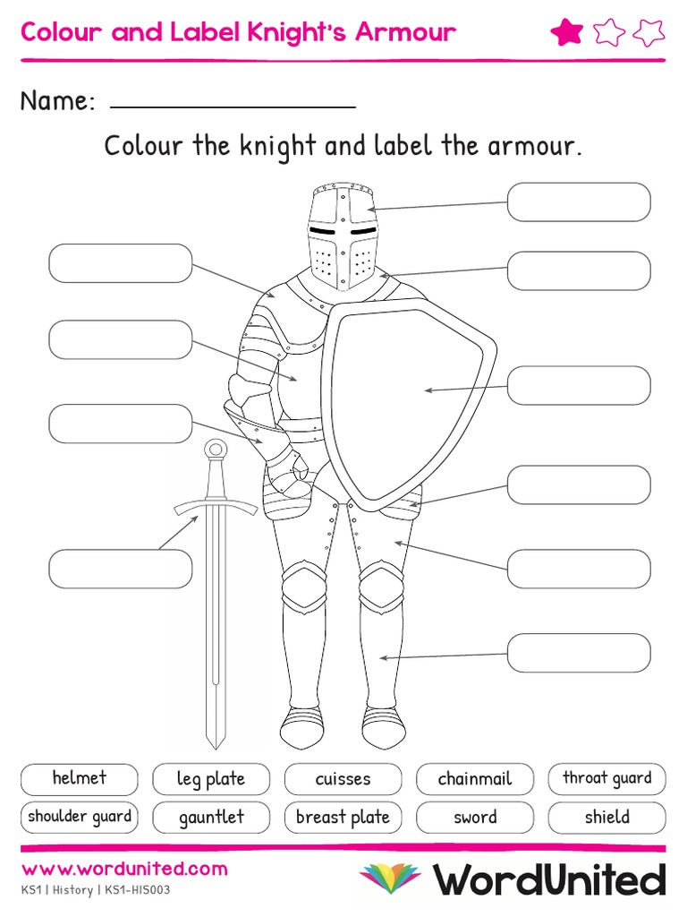 KS1 HIS003 Knight Armour Label Colour | PDF