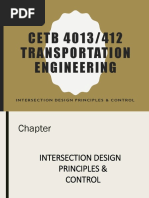 FDOT Design Manual Intersections | PDF | Intersection (Road) | Traffic