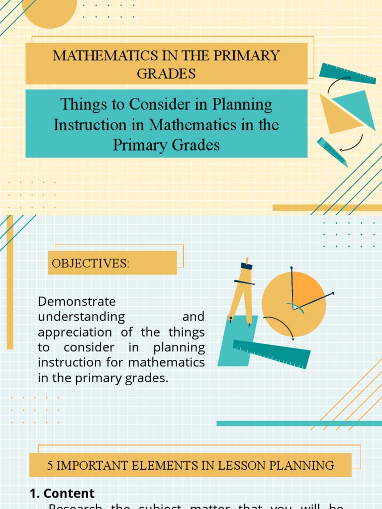 Elem 5 Math | PDF | Learning | Teachers