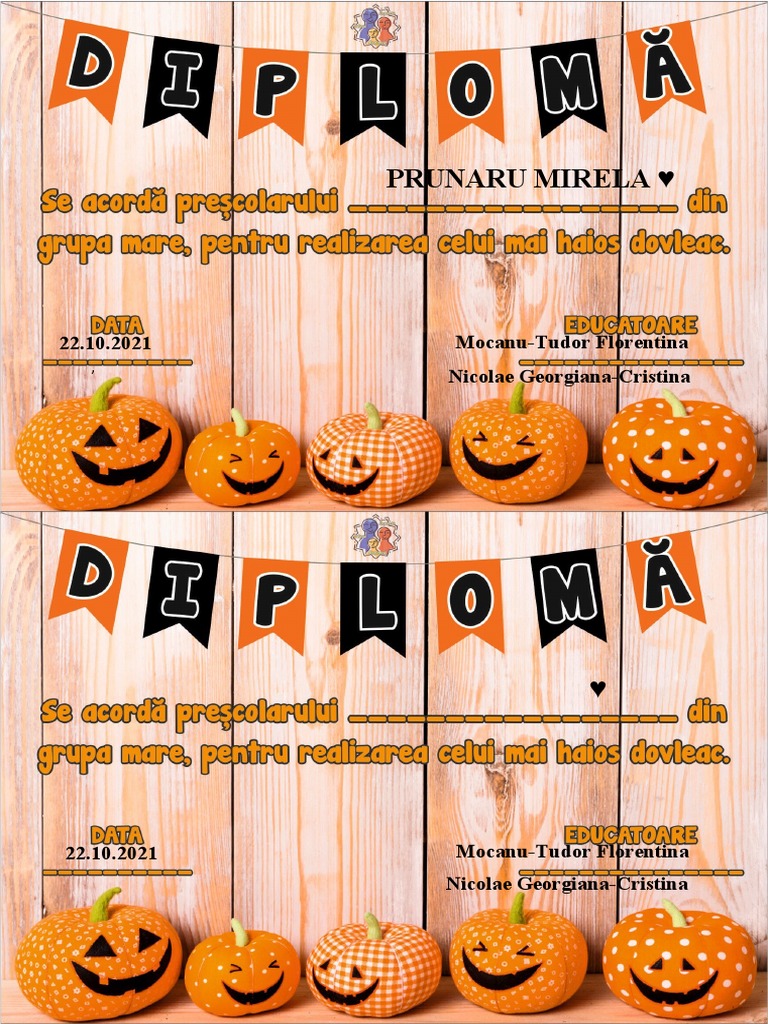 Diplome Halloween | PDF
