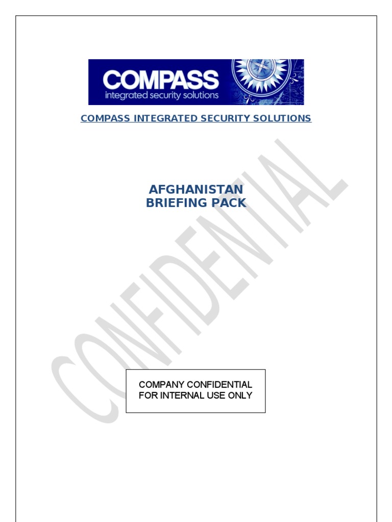 Afghanistan - Briefing Pack | PDF | Taliban | Armed Conflict