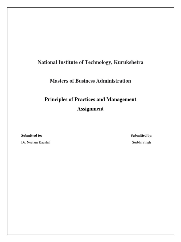 Surbhi Singh PPM Assignment | PDF | Career & Growth