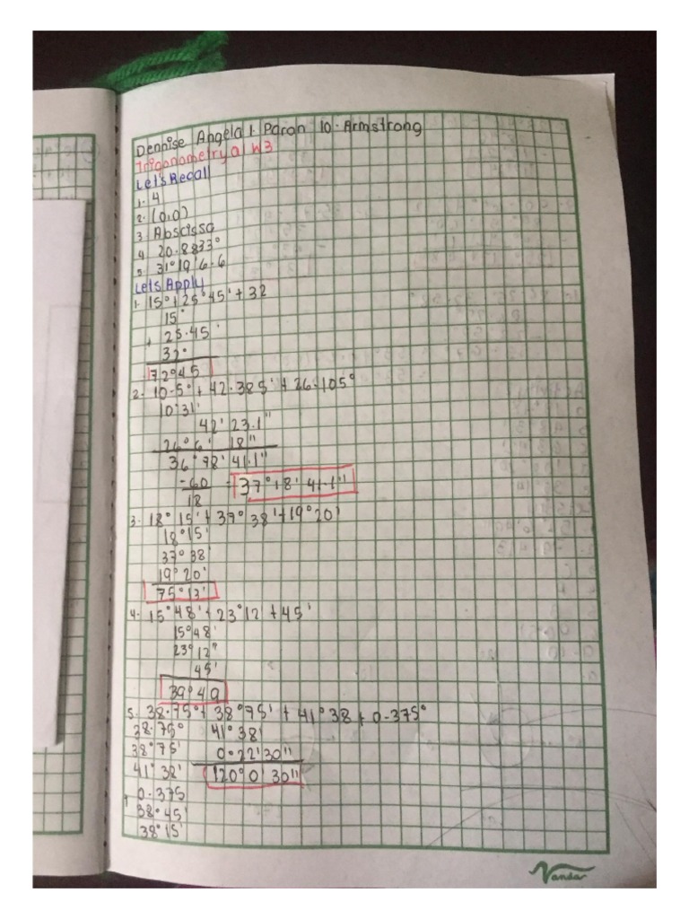 Trigonometry Module 2 - Paran Dennise Solution | PDF