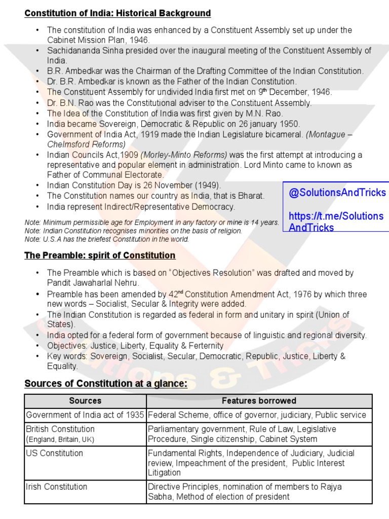 Polity Short Notes | Download Free PDF | Supreme Court Of India | Pardon